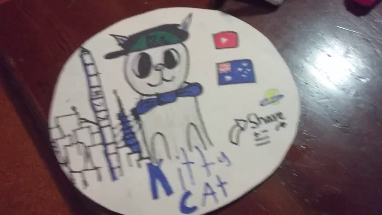 How to draw kcn cat - YouTube