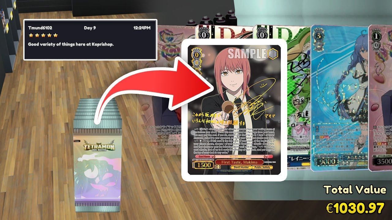 Greek TCG Card Shop Simulator | Ψάχνουμε τη Makima μέσα από τα ...