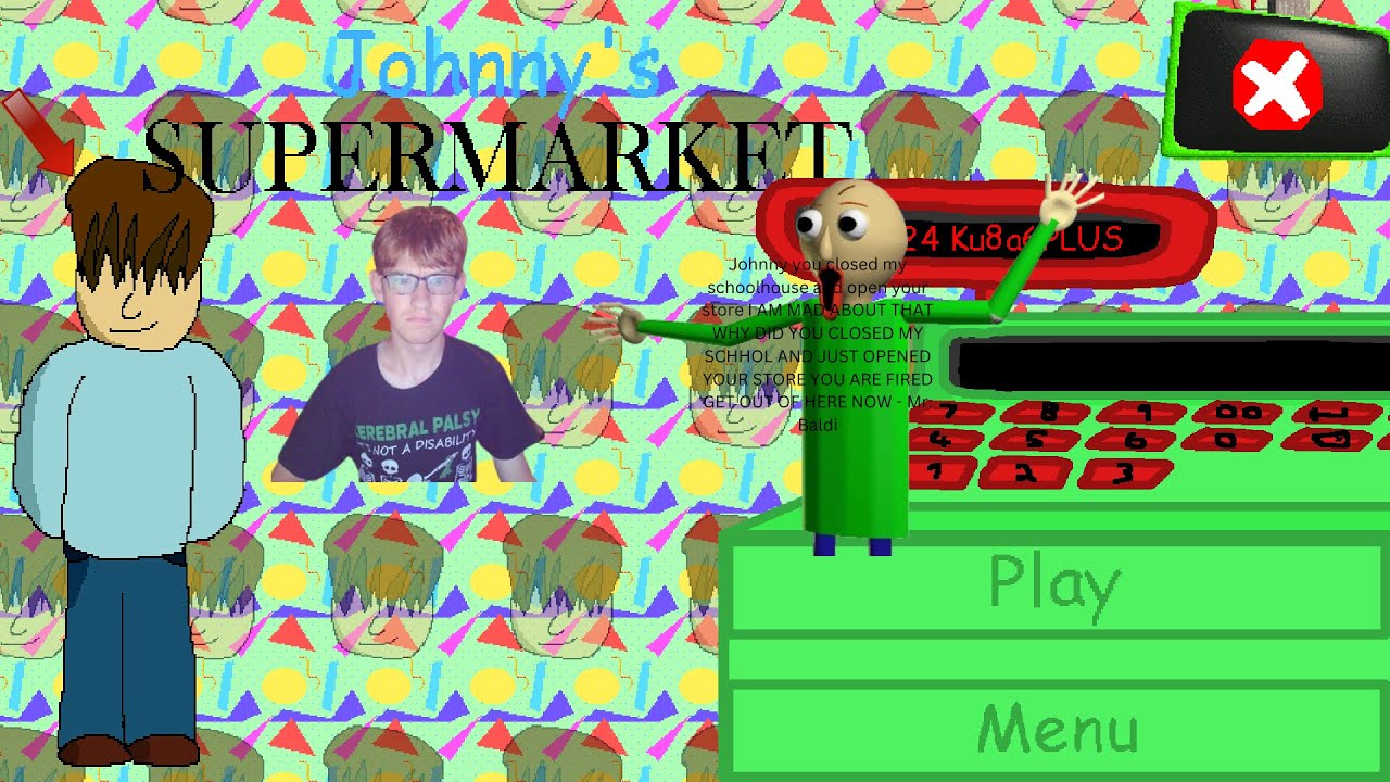 Baldi basics Johnny takes over The schoolhouse and Baldi new ...