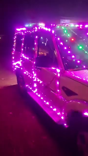 On groom's demand 🫡 unique barat lighting - YouTube