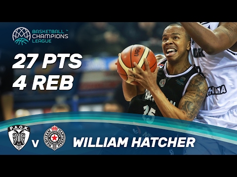 William Hatcher (27 Pts) dominated in the Black-and-White derby - PAOK v Partizan