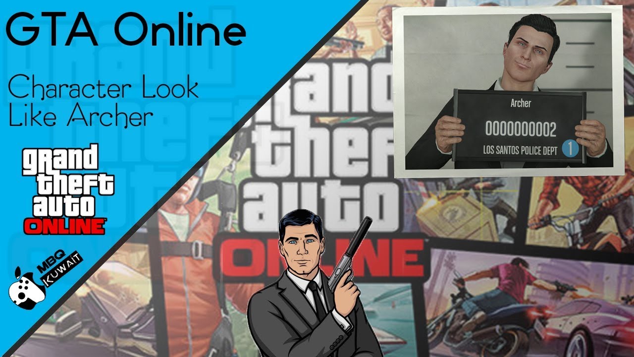GTA Online | How to Make Your Character Look Like Archer - YouTube