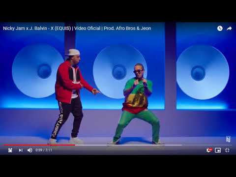 Nicky Jam x J. Balvin - X (EQUIS) | Prod. Afro Bros & Jeon - 0:47 - 1:08