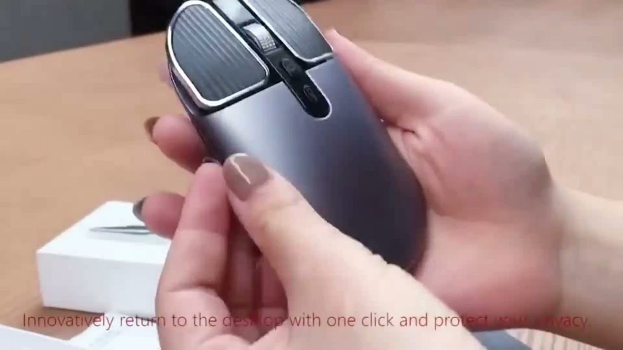 Wireless mouse light Silent Mouse 2.4Ghz 1600DPI rechargeable Receiver ...