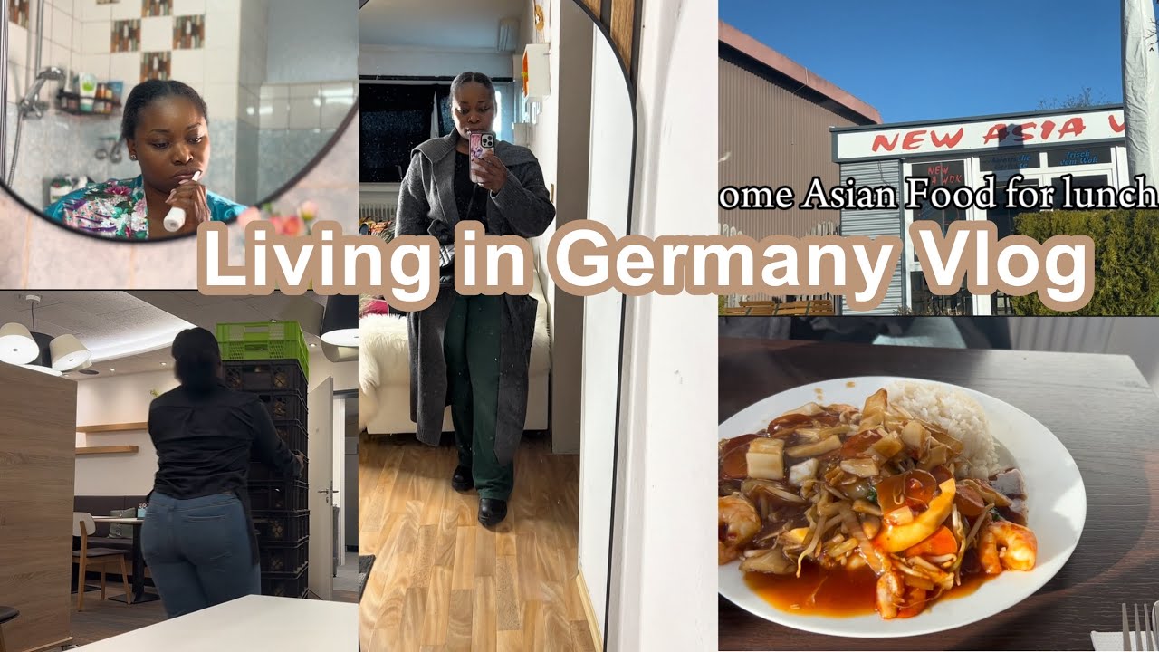 DAYS IN MY LIFE IN GERMANY/ LIVING IN GERMANY Diary| Work,cooking| Omos ...
