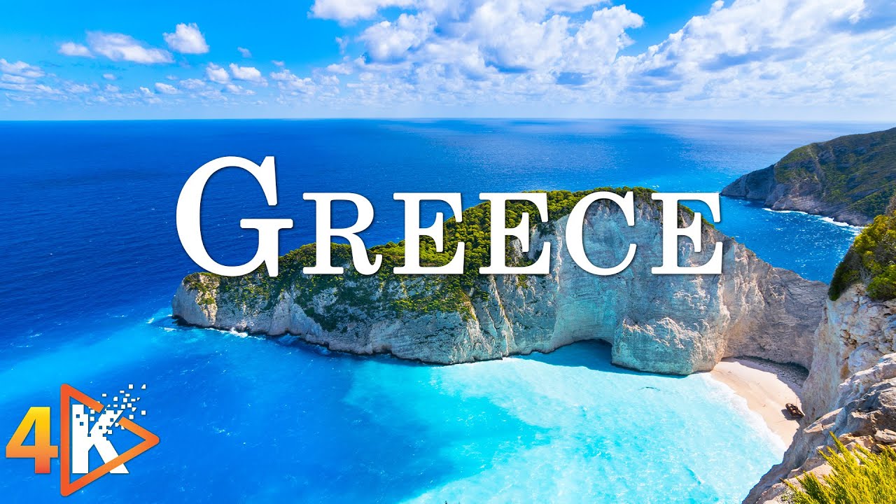 Greece 4K - Sunlit Coasts and Timeless Islands with Relaxing Music - 4K ...