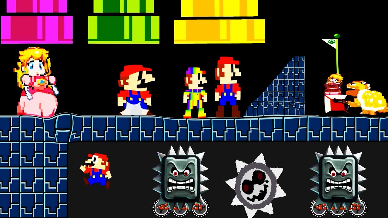 This Mario Literally Broke My Brain (mario all stars switch) 8bit ...