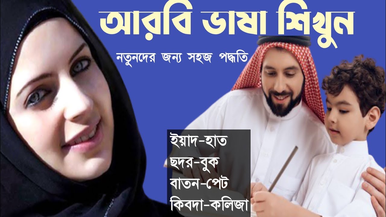 আরবি ভাষা শিক্ষা কোর্স|শরীরের অঙ্গ প্রতঙ্গের নাম|arobi to Bangla|আরবি ...
