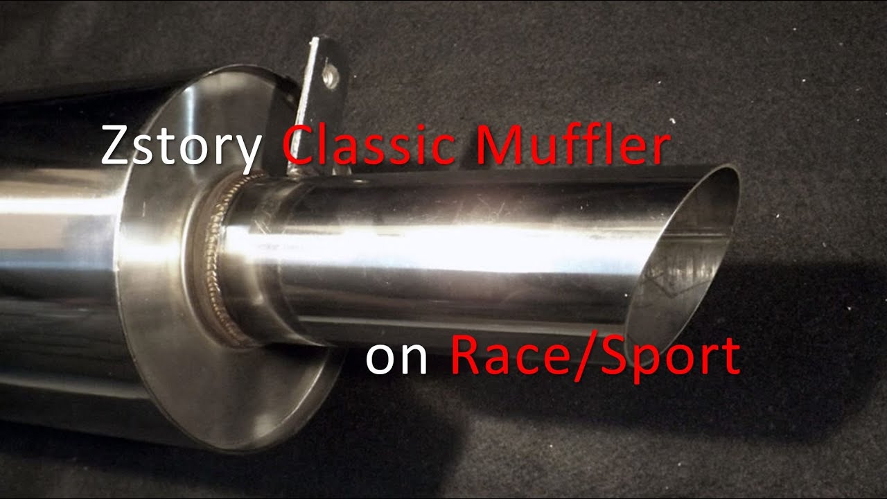 Zstory Classic Muffler on Race / Sport manifold and centre resonator ...