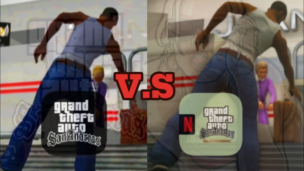 GTA: San Andreas V.S GTA: SA Definitive Edition ( Comparison ...