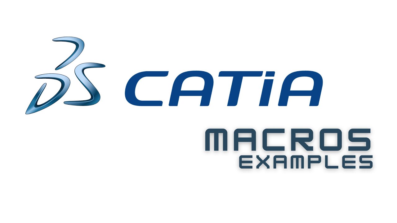 Useful examples of Macros in CATIA v5 - YouTube