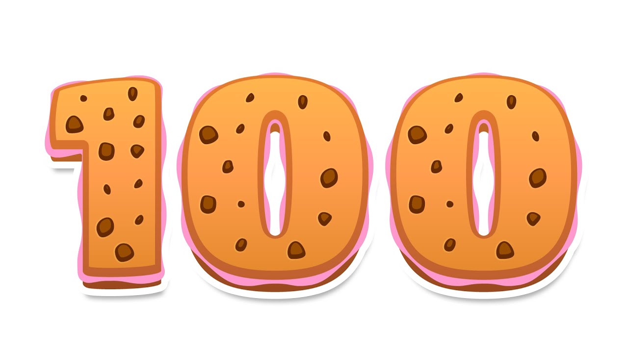 Learn Numbers with Cookies / Learn Counting 1 to 100 / Numbers Cartoon ...