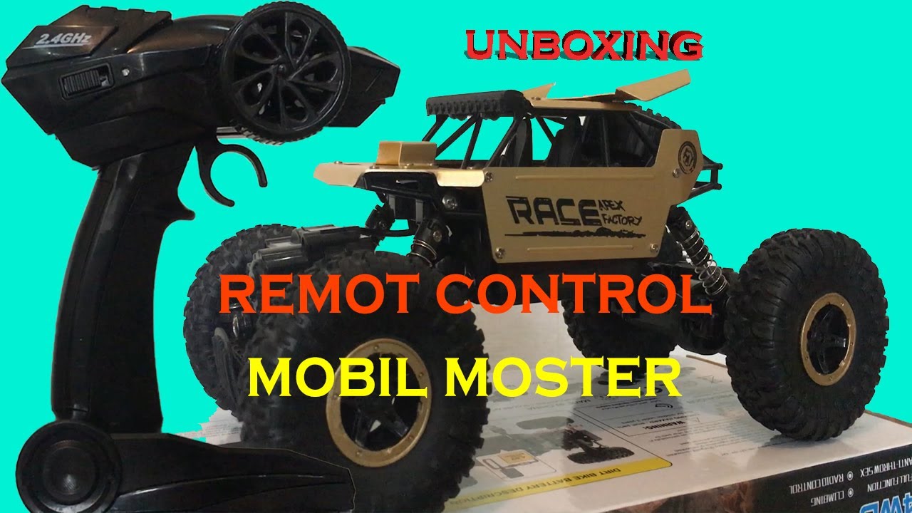 UNBOXING MOBIL MONSTER RC MOBIL OFFROAD REMOT CONTROL - YouTube