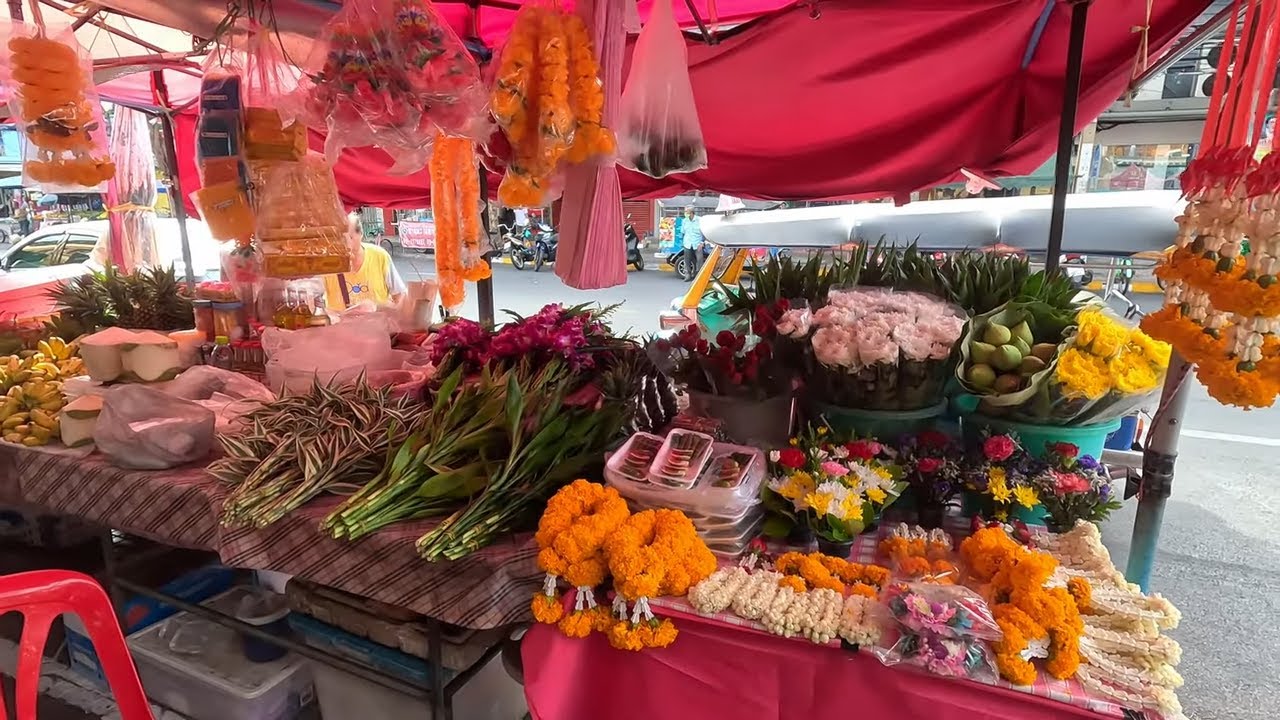 Bangkok Street Food Market 2023, Din Daeng District🇹🇭 - YouTube