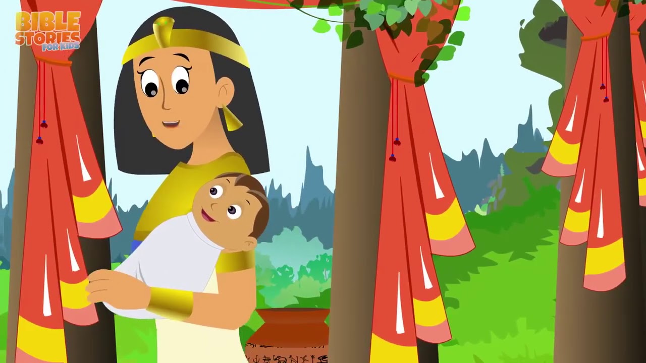 Moses Grows Up as a Prince! 100 Bible Stories - YouTube