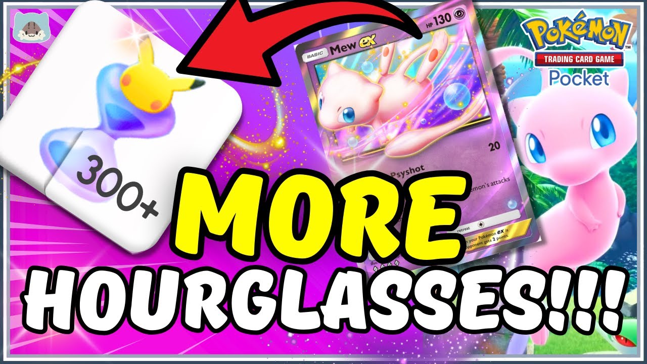 HOW TO GET MORE HOURGLASSES | Pokemon TCG Pocket Beginners Guide - YouTube