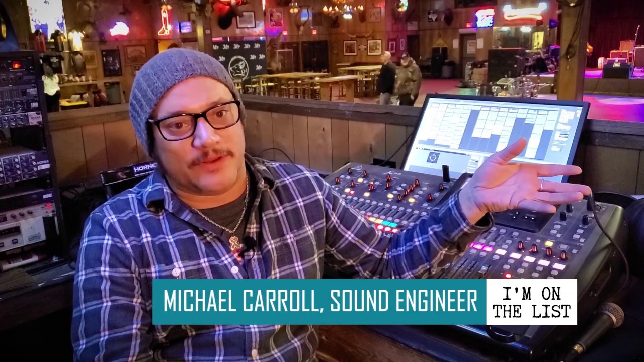 Sound Engineer Michael Carroll is On The List - YouTube