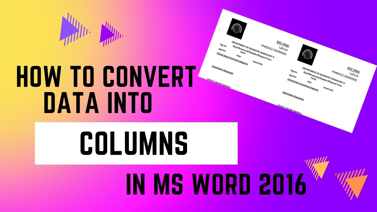 How To Convert Data Into Columns In Esay Way In MS Word 2016 YouTube how-to-convert-data-into-columns-in-esay-way-in-ms-word-2016-youtube