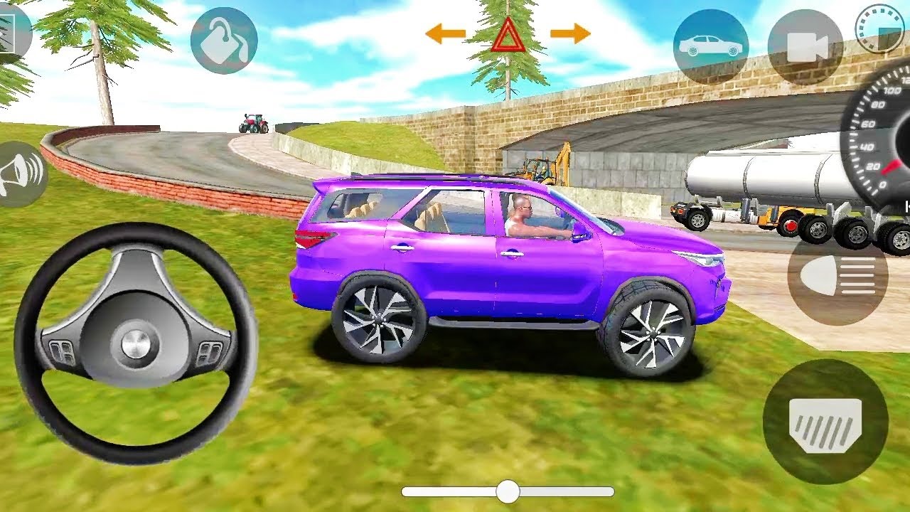 Car Game Gameplay Video 🚘 Indian Car Simulator 3D Game 🤩 Old Purple ...