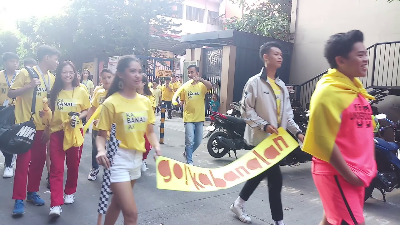 Intrams 2020: Parade- Kabanalan (Yellow) - YouTube