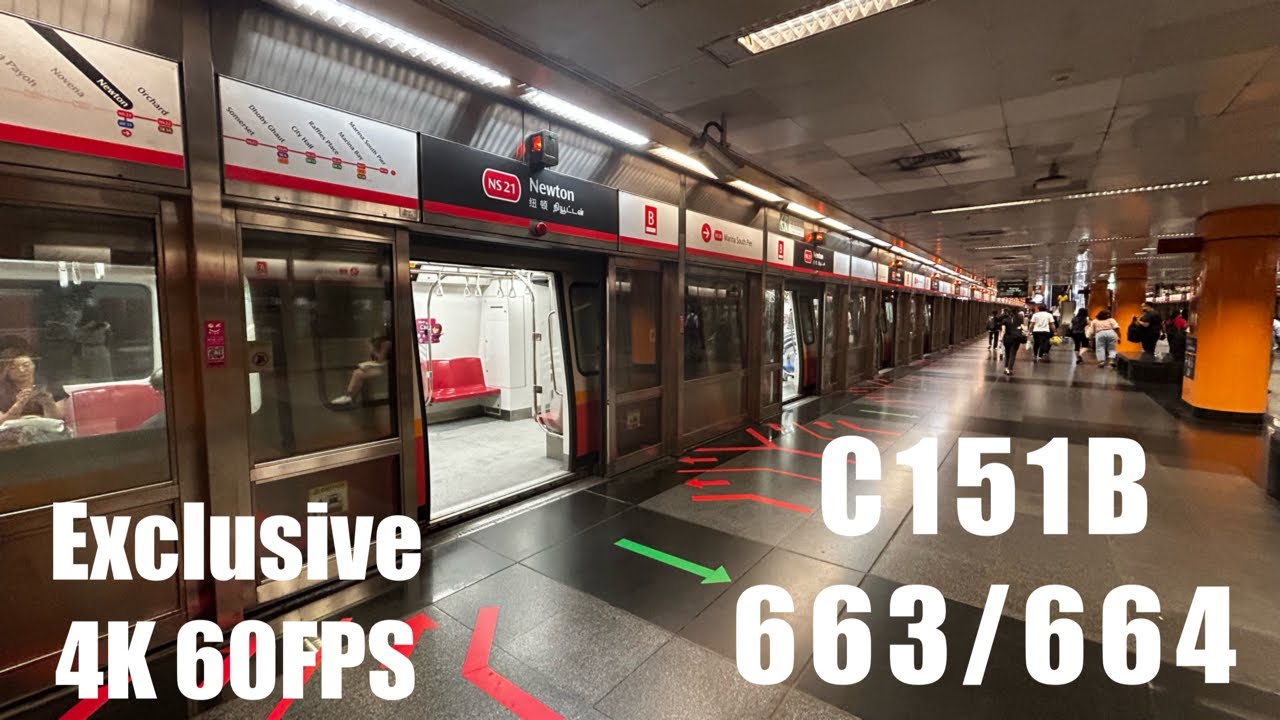 (Exclusive) NSL rides C151B 663/664 NS19 Toa Payoh - NS21/DT11 Newton ...