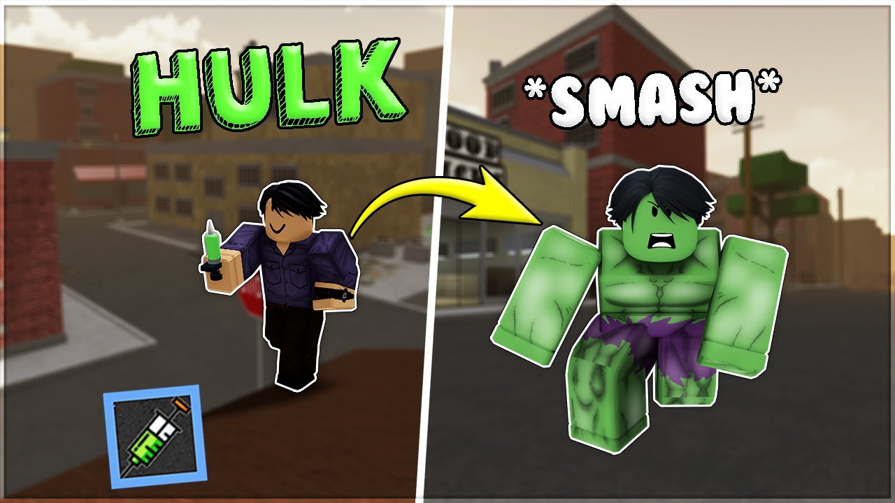 Roblox Da Hood Getting HULK POWERS - YouTube