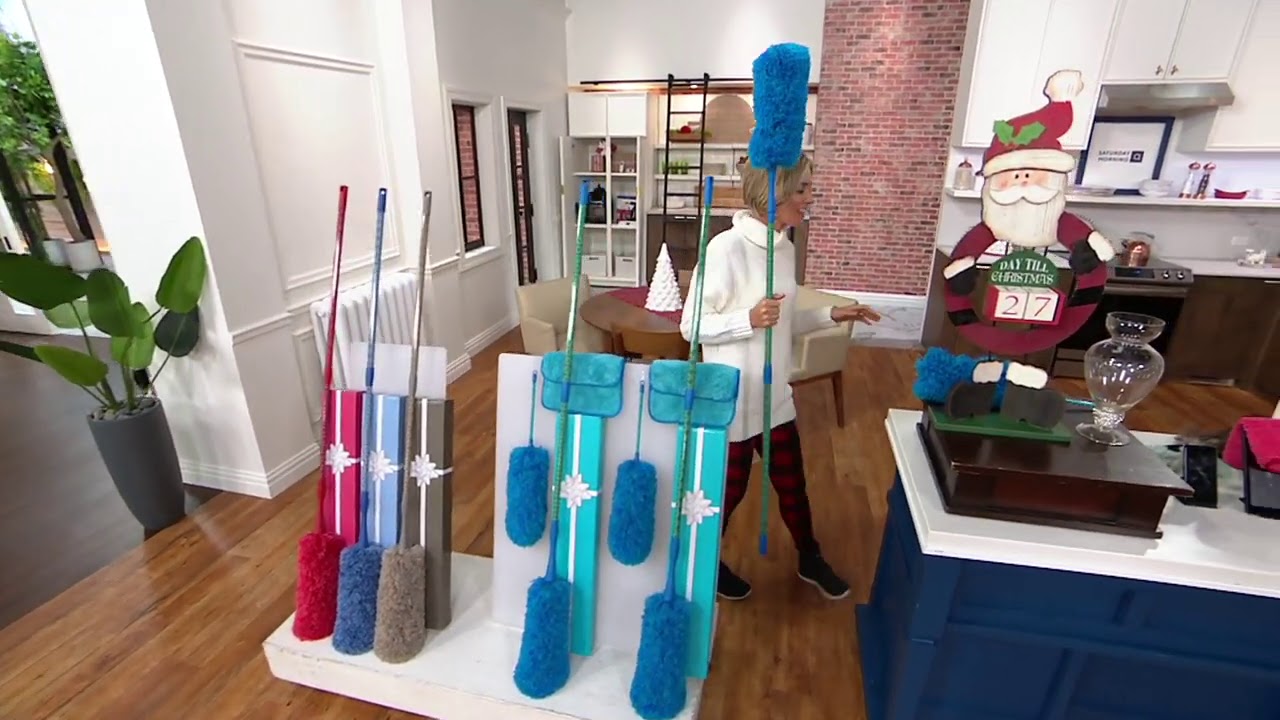Set of (2) 5-Pc Microfiber Duster Sets by Campanelli on QVC - YouTube