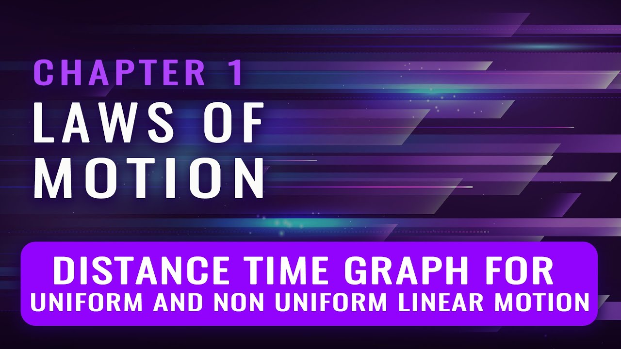 04 DISTANCE TIME GRAPH FOR UNIFORM AND NON UNIFORM LINEAR MOTION - YouTube