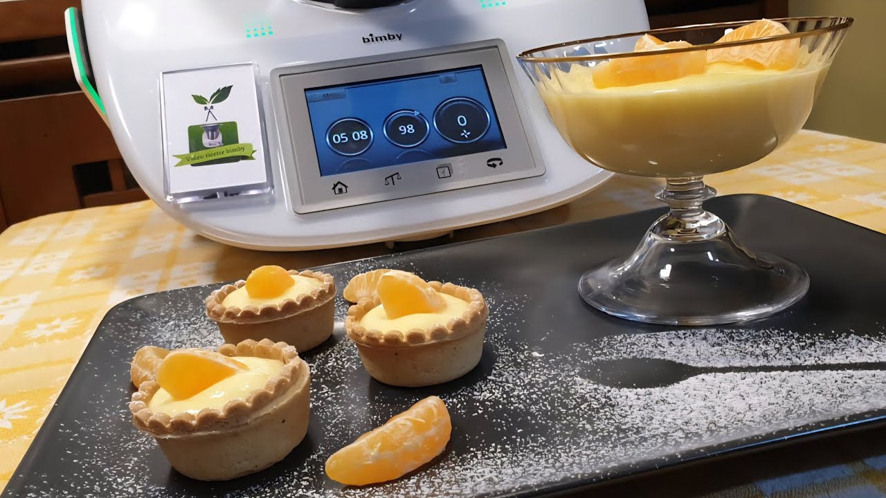 Crema al mandarino per bimby TM6 TM5 TM31 - YouTube