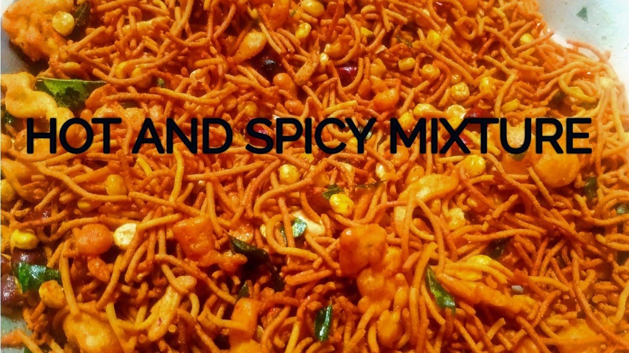 HOT AND SPICY MIXTURE //(നല്ല നാടൻ ബേക്കറി മിച്ചർ ) - YouTube