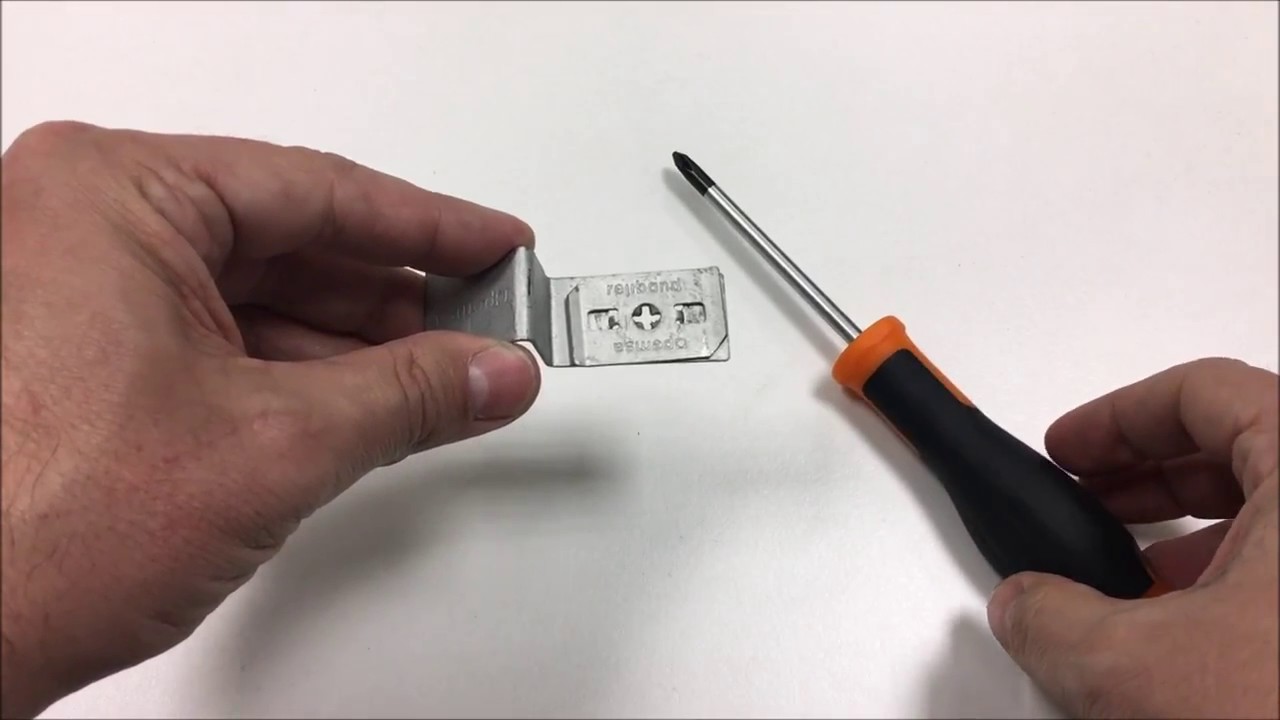 Fast installation of Wire Mesh on to Strut - Channel Strut Clip - YouTube