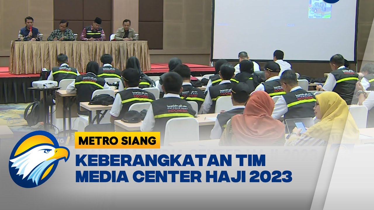 Hari Ini, Tim Media Center Haji 2023 Diberangkat ke Arab Saudi - YouTube