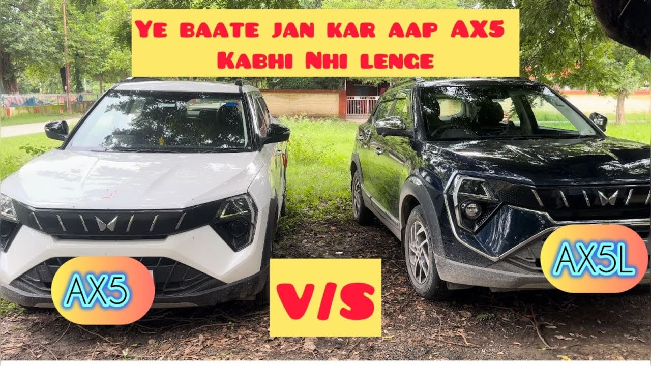 MAHINDRA XUV 3XO AX5 vs AX5L 😎😍|| comparison between ax5 and ax5 L full ...