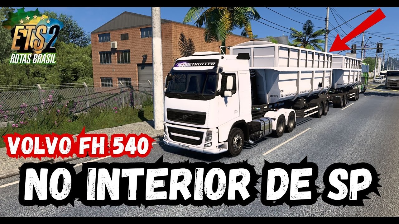 Euro Truck Simulator 2 1 49 Volvo Fh 540 No Interior De SÃo Paulo