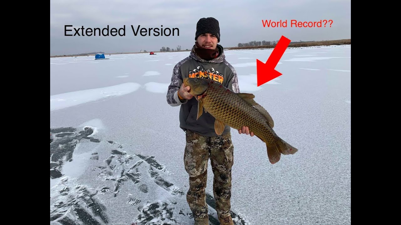 World Record Carp Caught through the Ice (Extended Version) - YouTube