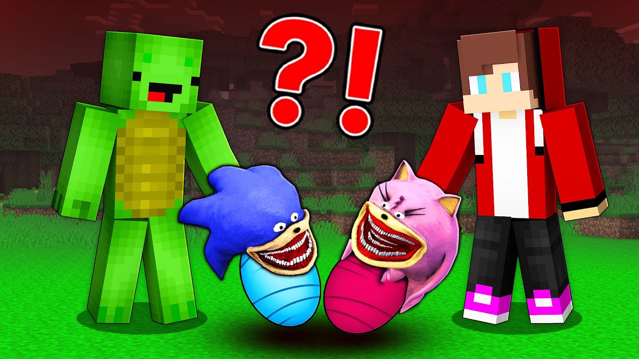 JJ and Mikey Adopt Baby SHIN SONIC TAPES and SHIN AMY ROSE TAPES in ...