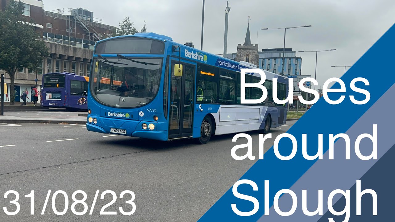 Buses around Slough! | 31/08/23 - YouTube