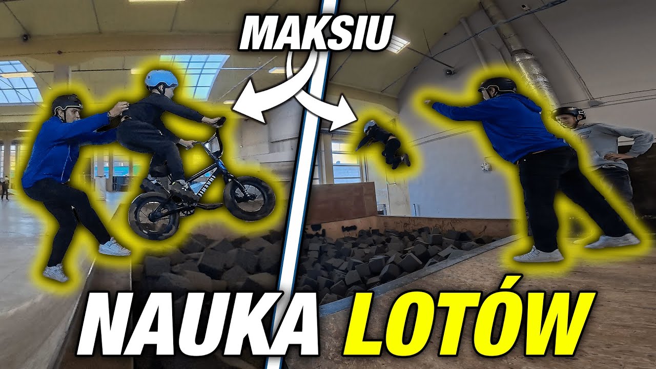 MAKSIU I PIERWSZY LOT Z RAMPY 😎 - YouTube