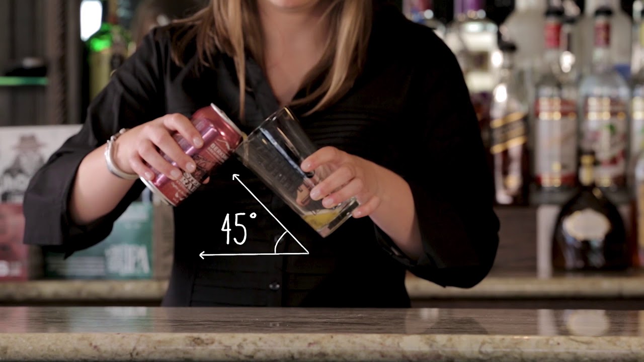 Summer Pours - How to pour a Pint glass - YouTube