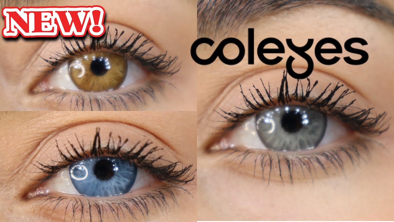 COLEYES Color Contacts lenses! For Dark Brown Eyes! *Affortable color Lenses - YouTube