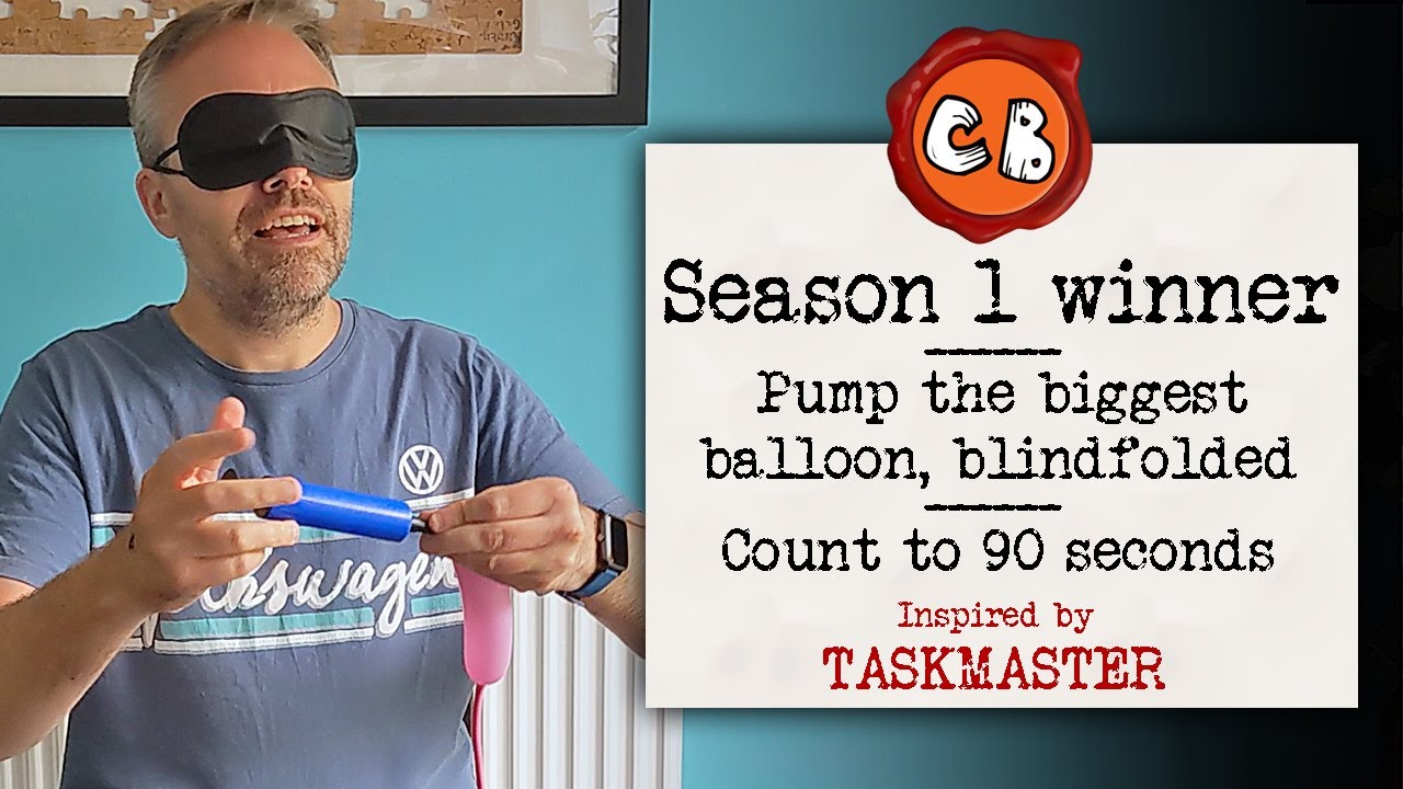 Blindfolded Balloon Inflation! | Taskmaster Live Task S01 E05 - YouTube