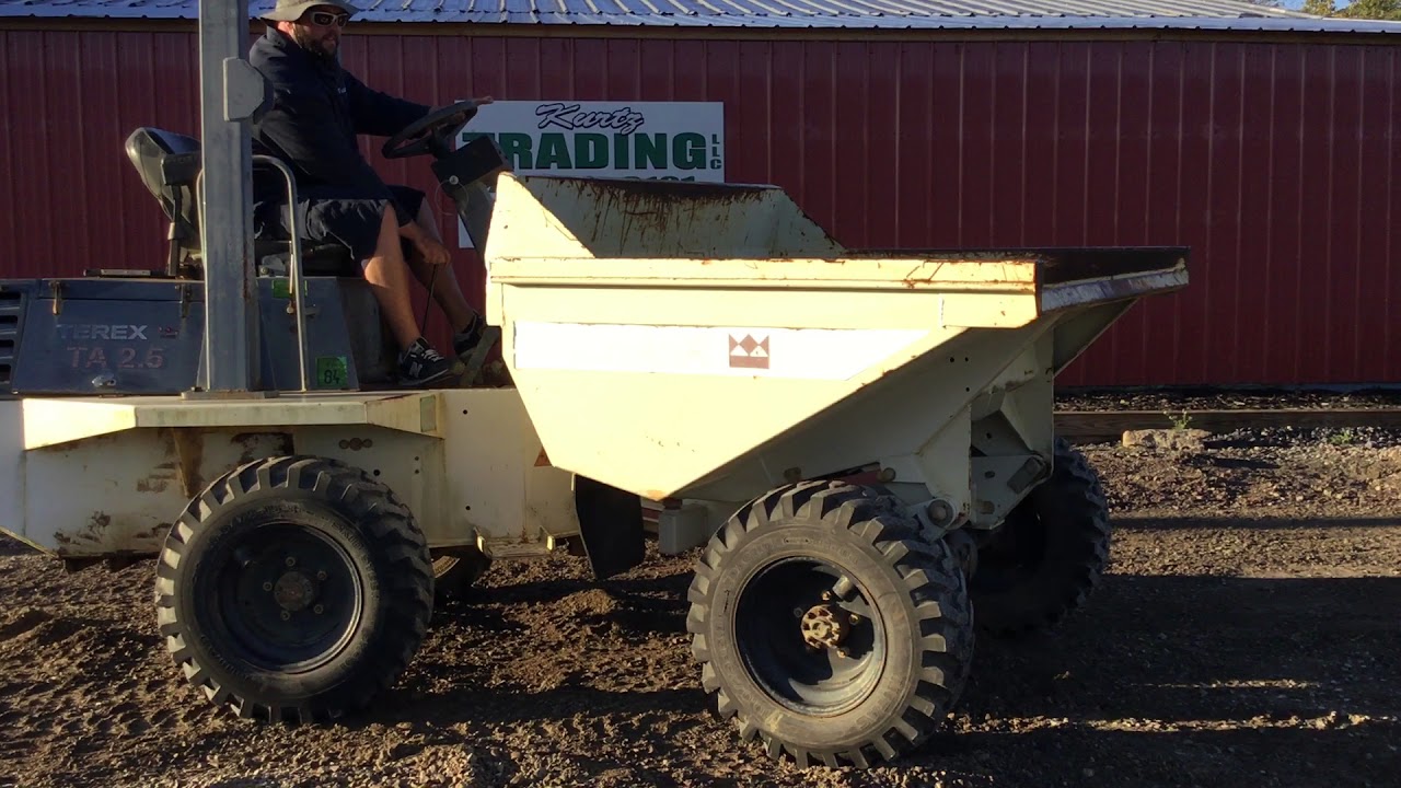 Terex TA2.5 Concrete buggy - YouTube