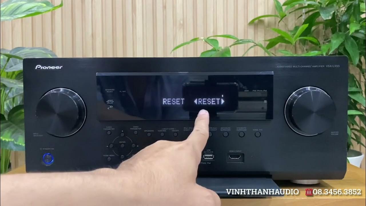 Reset Pioneer VSA-LX55 - YouTube