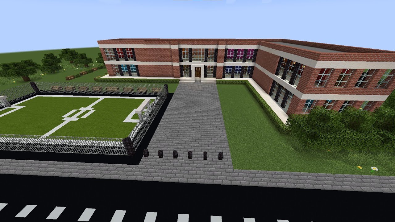 Minecraft Okul İnşası: Eğlenceli ve Yaratıcı Bina Macerası! - YouTube