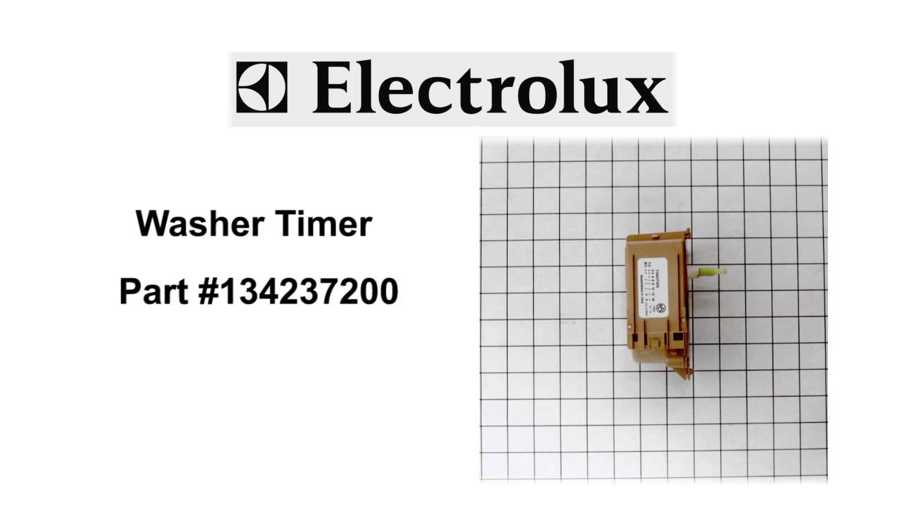 Electrolux Washer Timer - Part Number: 134237200 - YouTube