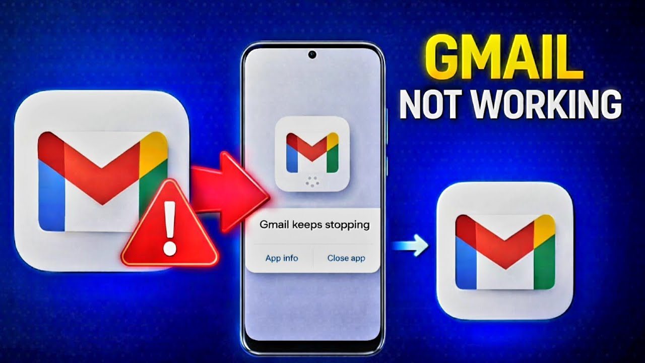 How To Fix Gmail App Not Opening In Android Phone | Gmail Not Working ...