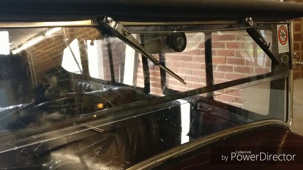 Lucas vacuum wiper working nicely on 1928 Sunbeam - YouTube