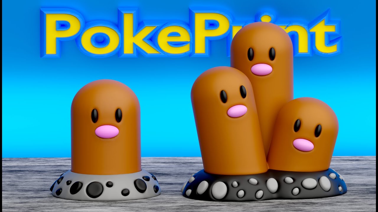 Cool Pokemon 3D Prints Timelapse 50-51 Multicolor (never stopped the ...