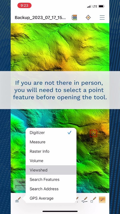 What’s that Mountain Over There? Using the viewshed tool in Global Mapper Mobile v2.4 - YouTube