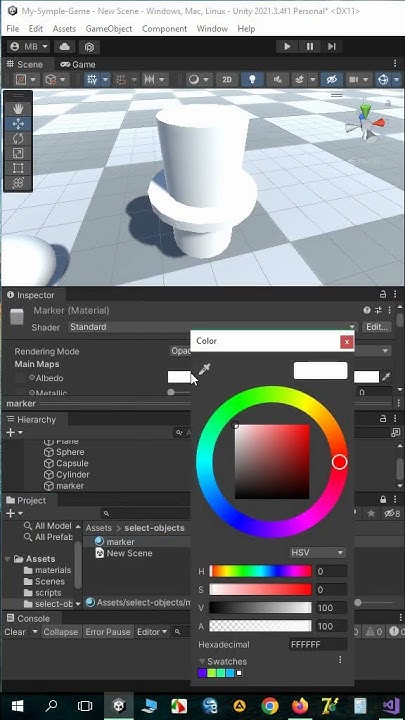 Unity Подсветка объектов с помощью OnMouseEnter OnMouseExit Unity3D C# #shorts - YouTube